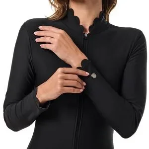 Coolibar | Swim | Coolibar Black Long Sleeve One Piece Swimsuit | Poshmark